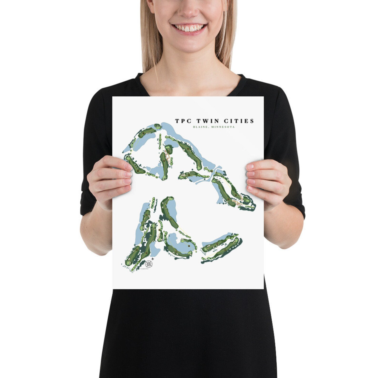 TPC Twin Cities, Blaine, Minnesota, Poster Print - Etsy