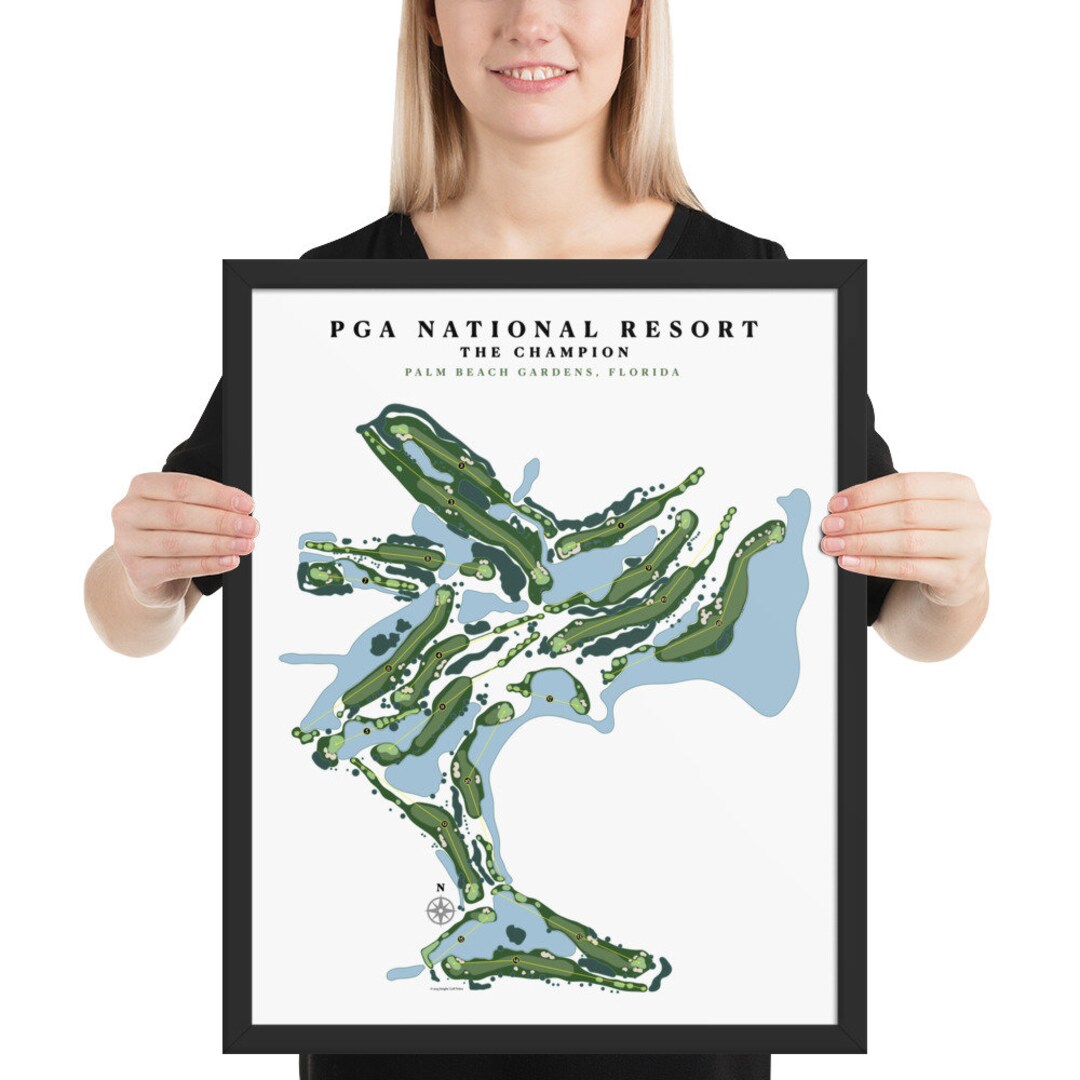 PGA National Resort, the Champion, Palm Beach Gardens, Florida Framed ...