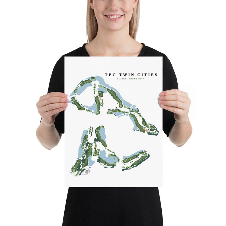 TPC Twin Cities, Blaine, Minnesota, Poster Print - Etsy