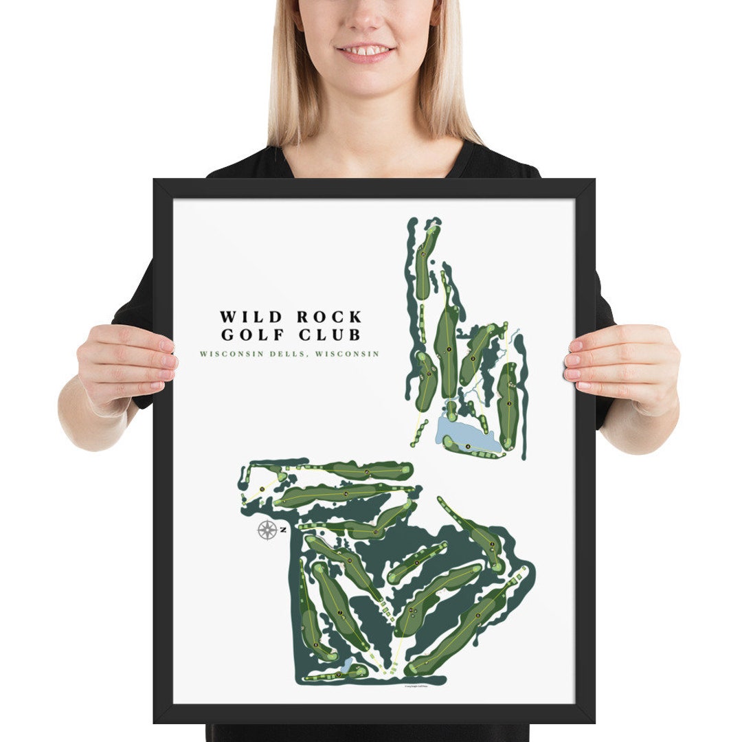 Wild Rock Golf Club, Wisconsin Dells, Wisconsin, Framed Poster - Etsy