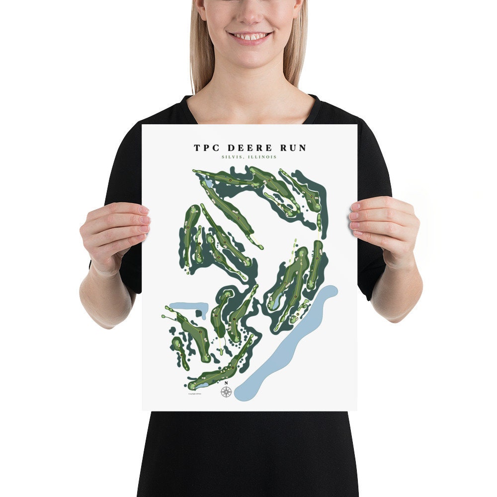 TPC Deere Run, Silvis, Illinois, Poster Print - Etsy