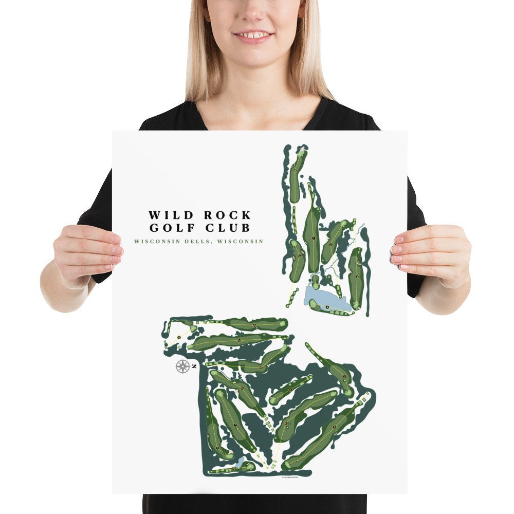 Wild Rock Golf Club, Wisconsin Dells, Wisconsin, Poster Print - Etsy