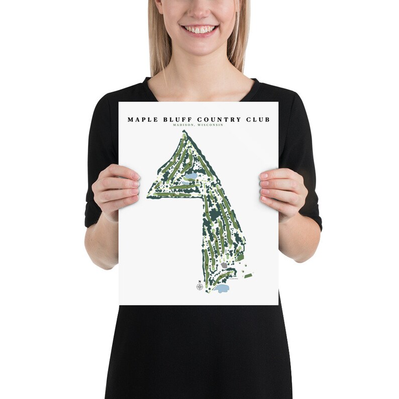 Maple Bluff Country Club, Madison, Wisconsin, Poster Print - Etsy