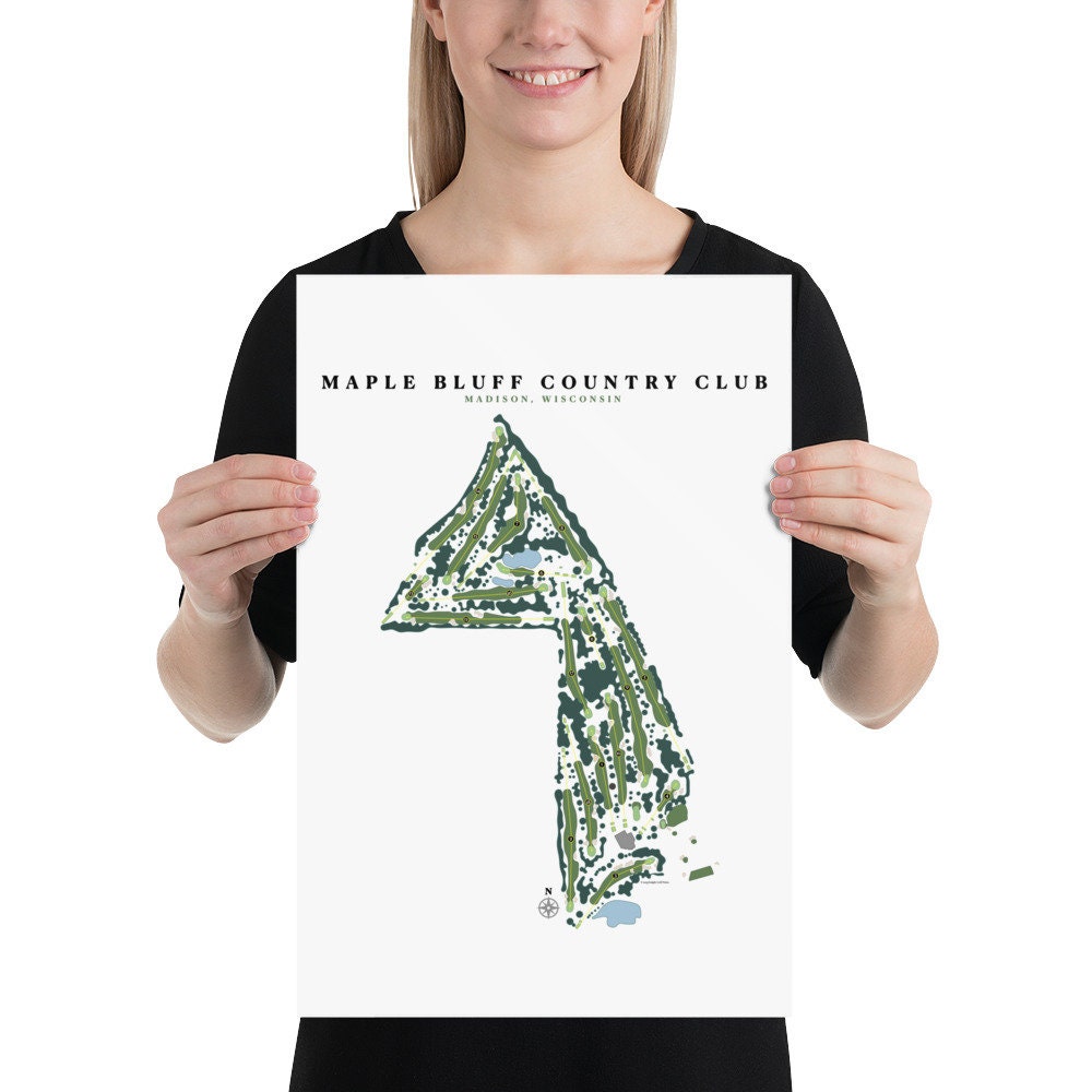 Maple Bluff Country Club, Madison, Wisconsin, Poster Print - Etsy