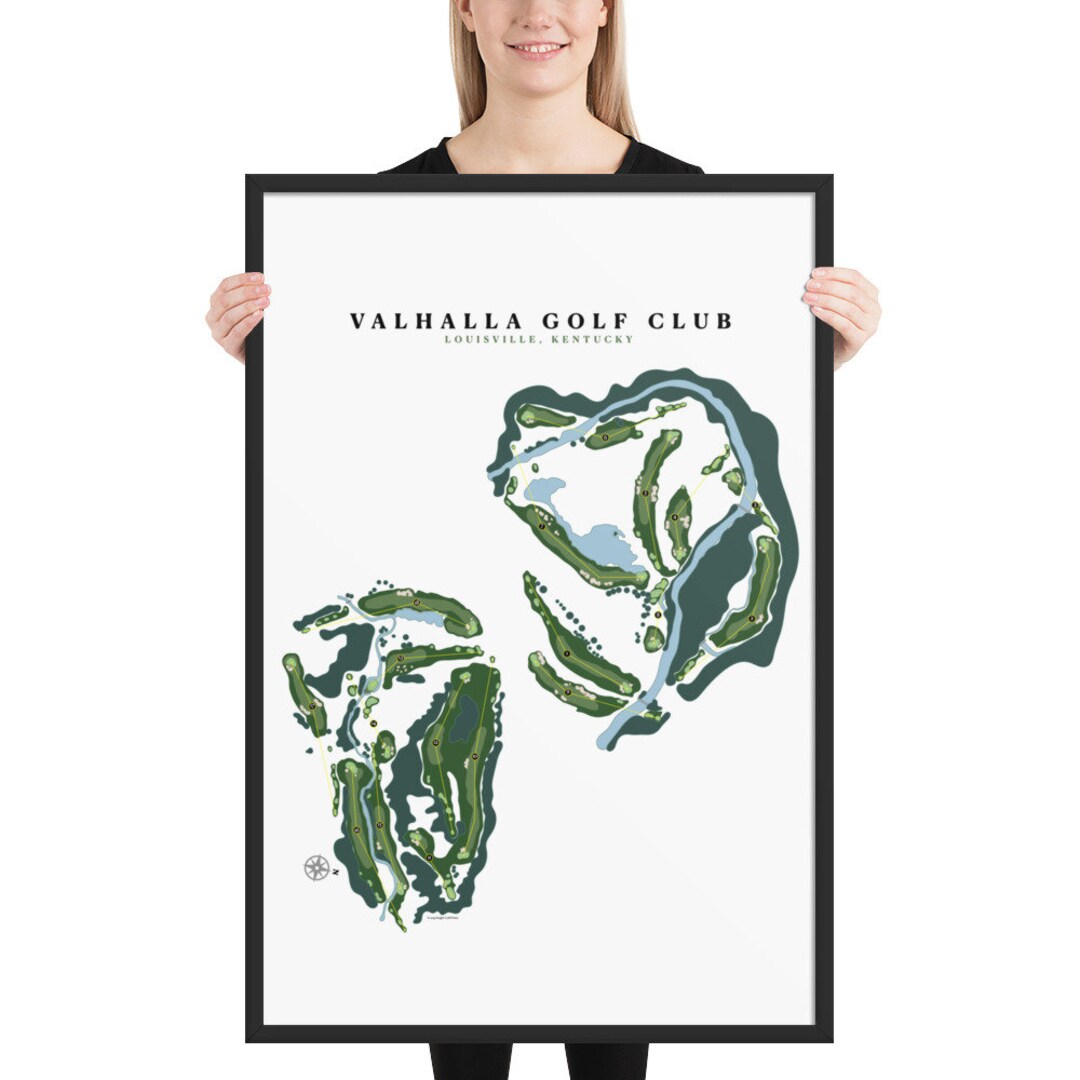 Valhalla Golf Club, Louisville, Kentucky, Framed Poster Print - Etsy