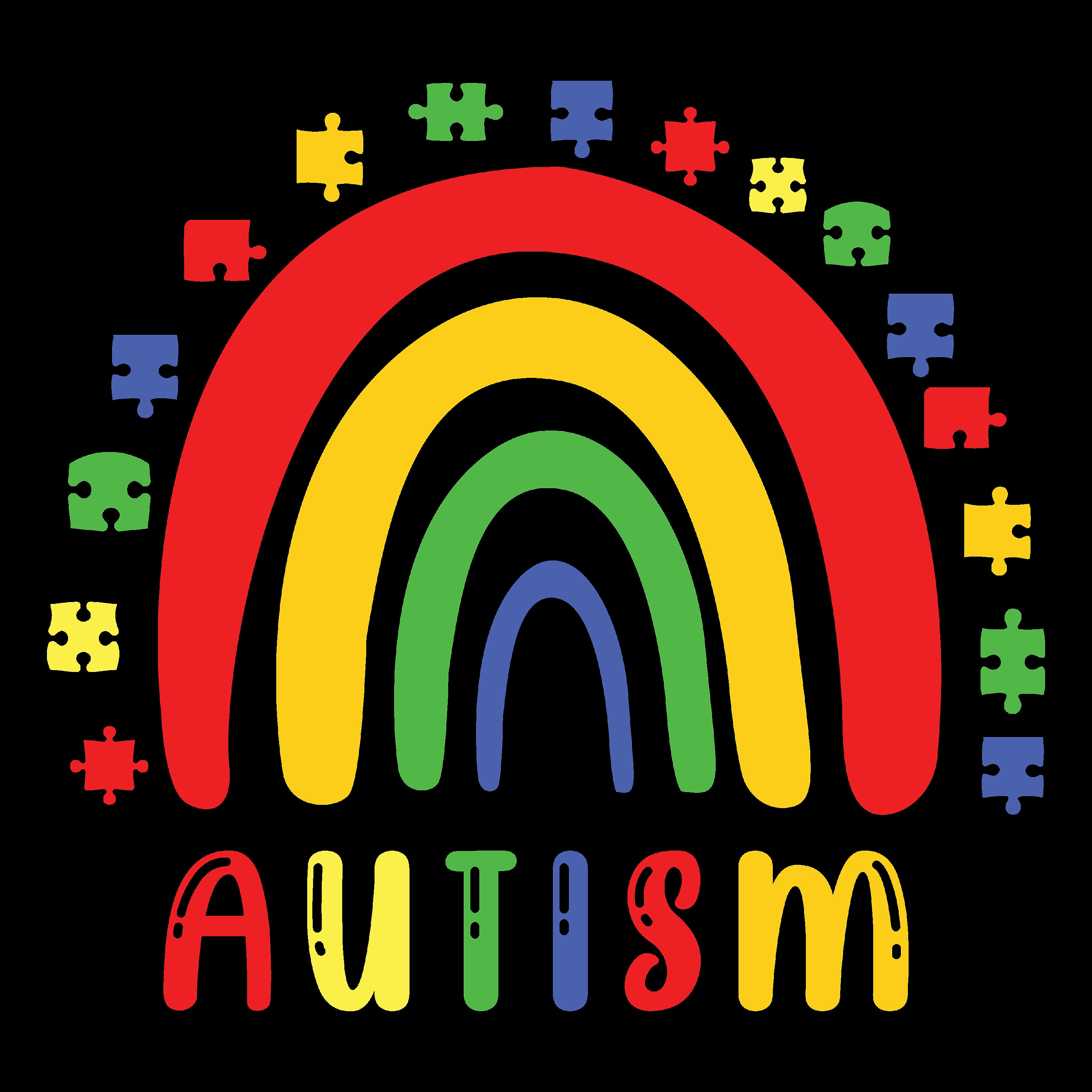 Autism Awareness Rainbow Png Autism Awareness Svg Autism - Etsy