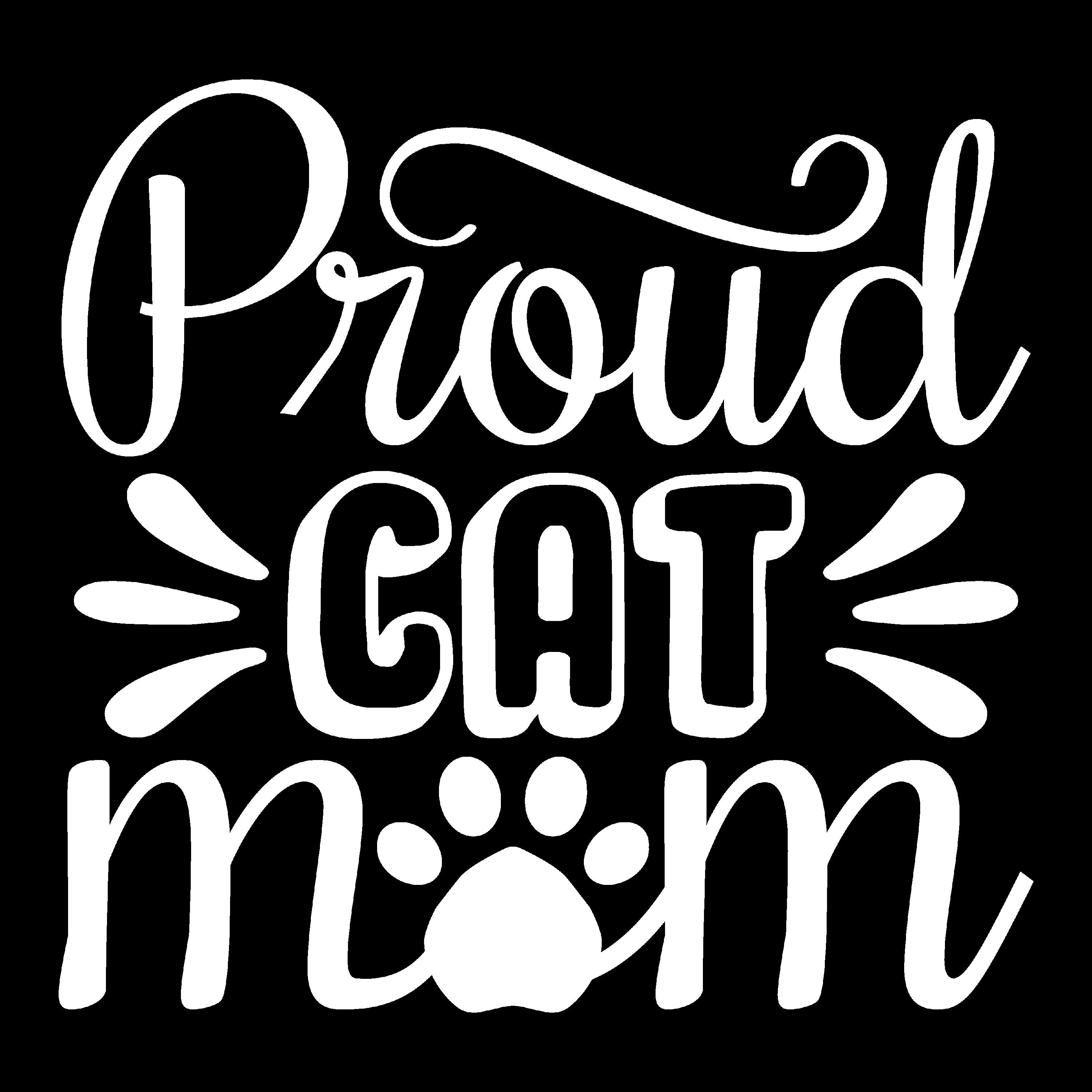 Cat Png Proud Cat Mom Design Cute Cat Pet Clipart Design - Etsy