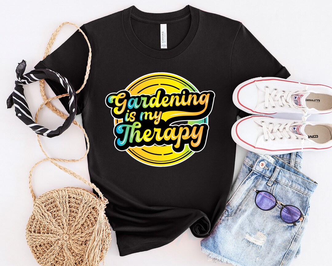 Gardening is My Therapy Png, Gardening Cut File, Gardener Gift, Plants ...