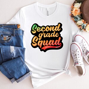 Second Grade Squad Png, 2nd Grade Squad Png, Appreciation, Back to ...