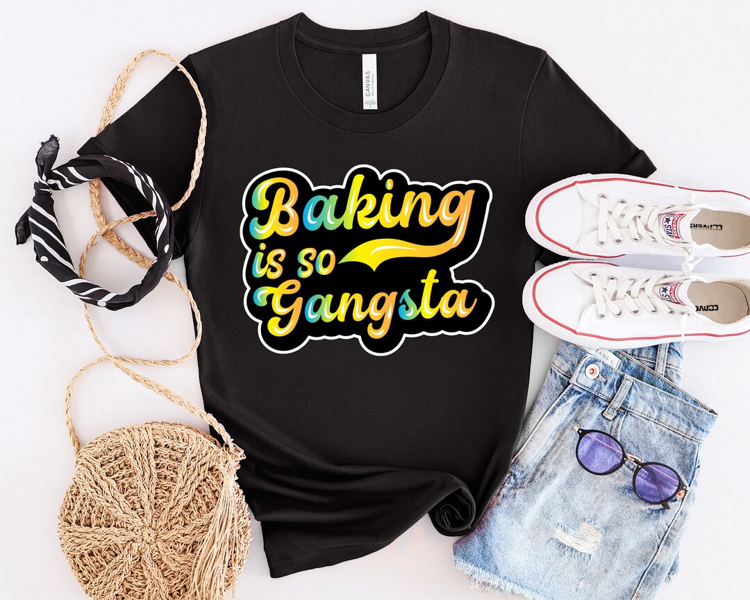 Baking is so Gangster Png, Baking Png, Kitchen Decoration, Baking ...