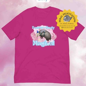 Fairy God Possum Possum-tively Magical Unisex Cotton T-shirt - Original ...