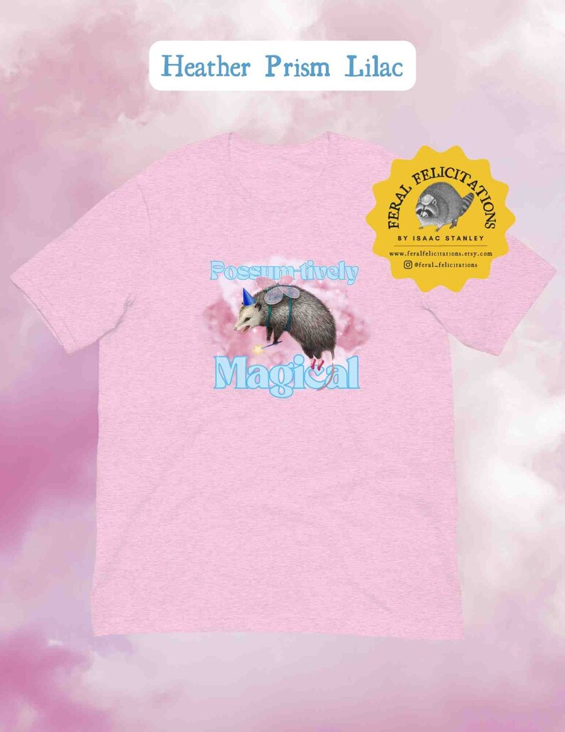 Fairy God Possum Possum-tively Magical Unisex Cotton T-shirt - Original ...