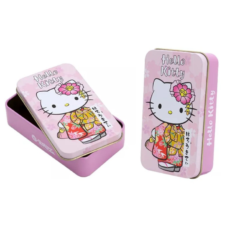 Metal Box Hello Kitty Kimono Stoner Kit Pink for Beginners, Girls ...