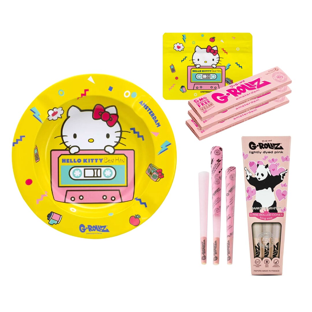 Ashtray Set for Girls Hello Kitty Best Hits Stoner Kit Pink Gift for ...
