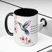 Hummingbird Mug, Hummingbird Coffee Mug, Hummingbird Gifts for Women ...