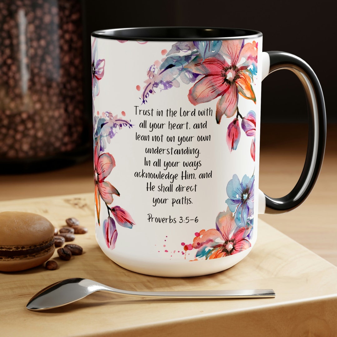 Trust in the Lord With All Your Heart Mug / Comforting Gift / Bible ...