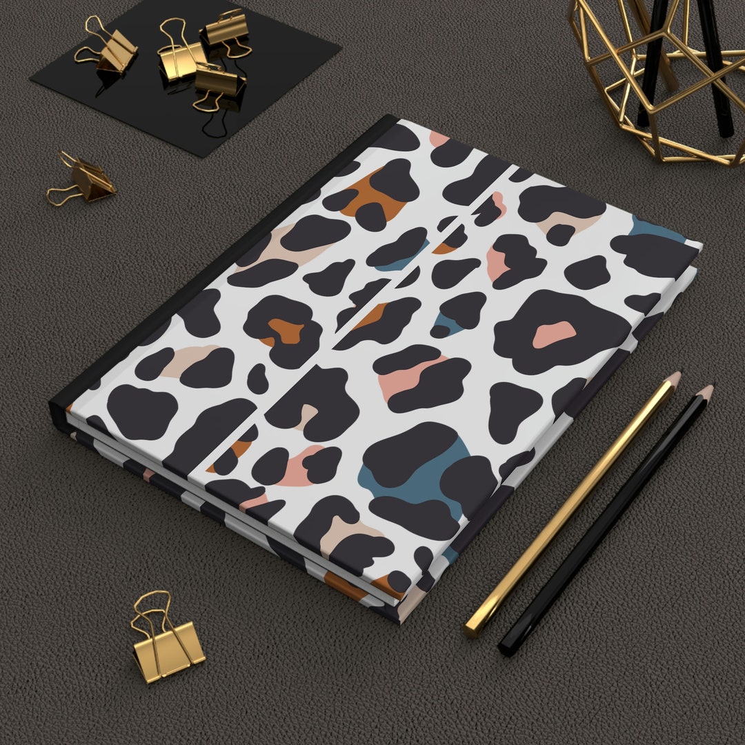 Leopard Print Notebook, Gifts for Her, Trendy Notebook, Gifts for Her ...