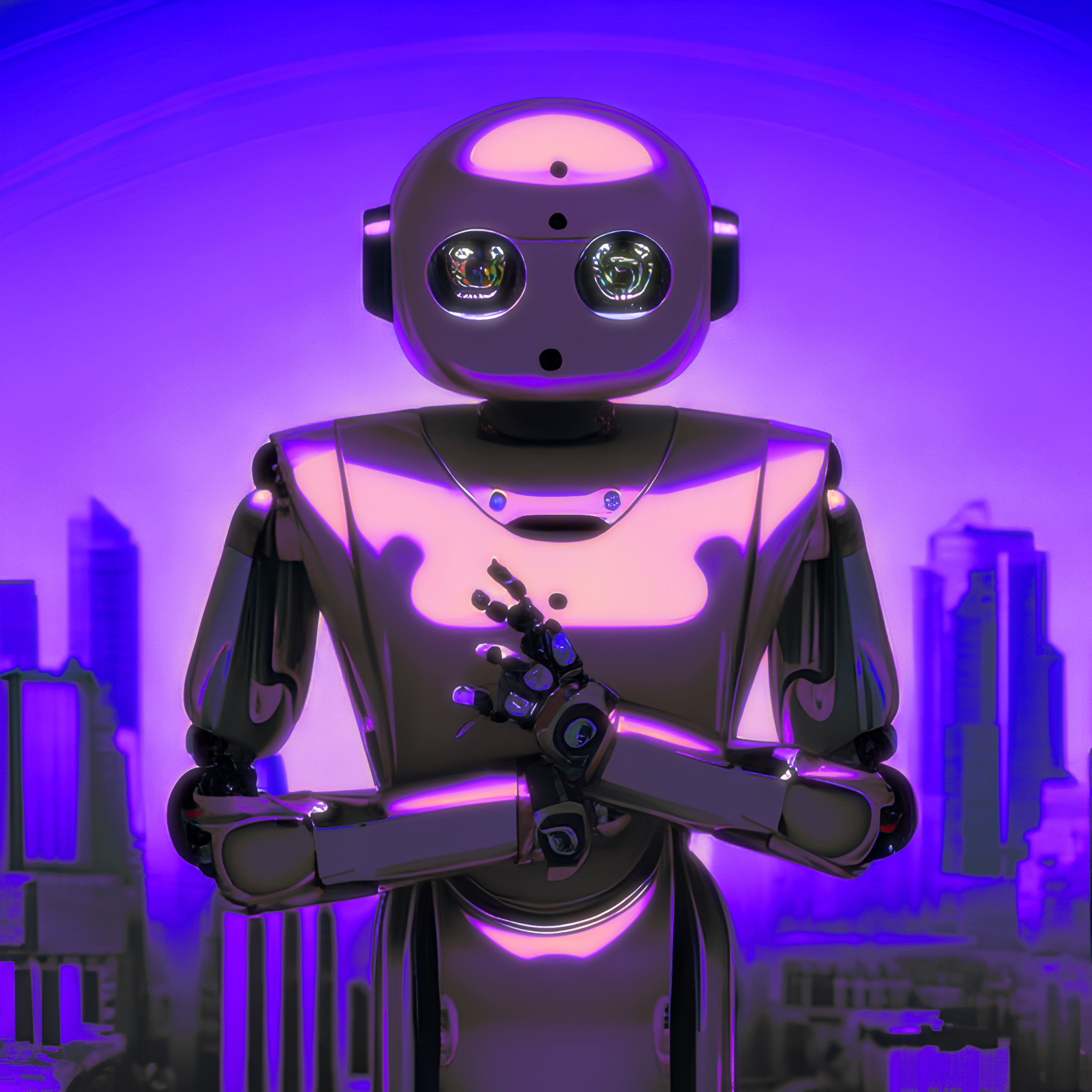 Futuristic Robotics: Colorful Robot Portrait Trio Digital Art - Etsy