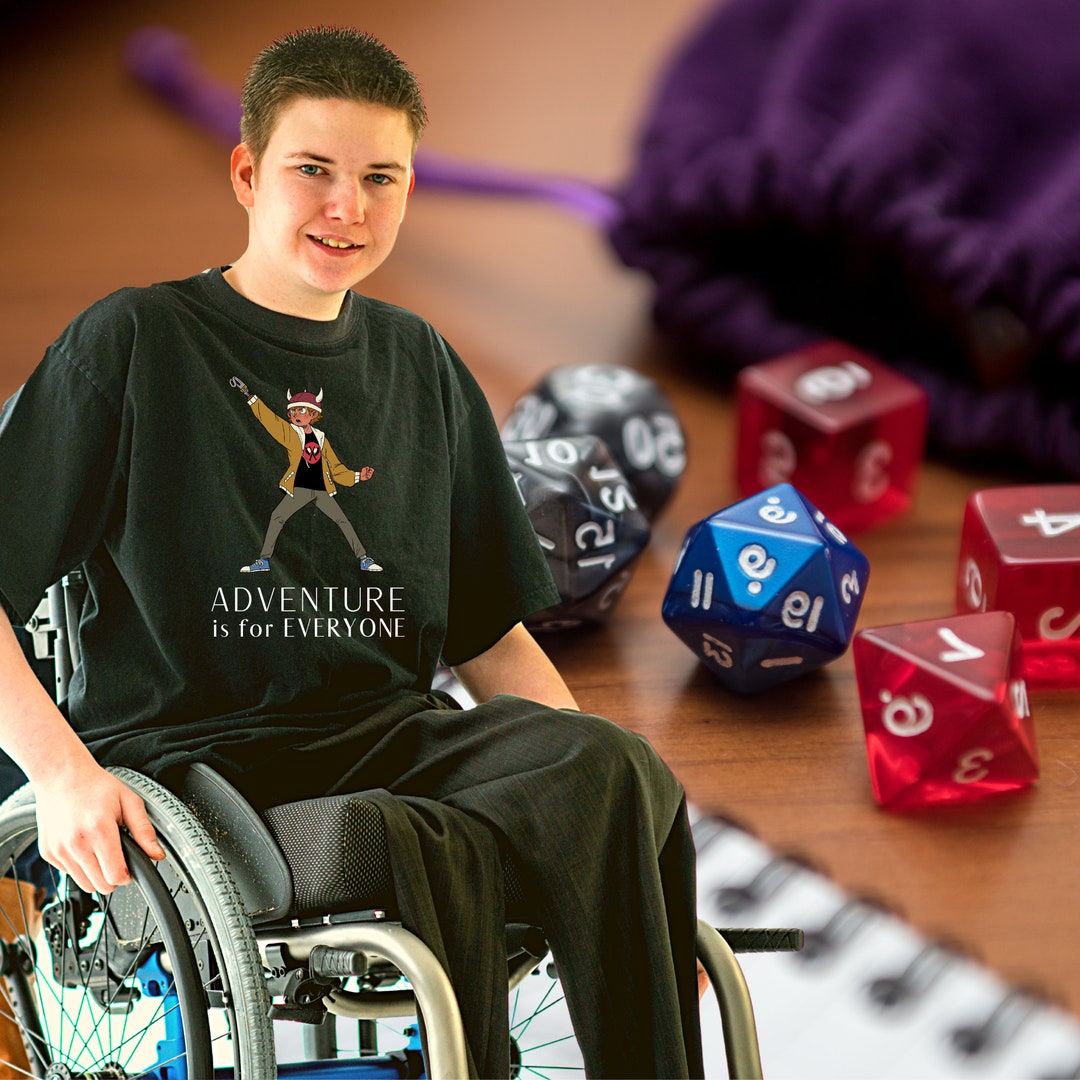 Gamer Shirt for Disabled Gamer Inclusive Gaming Tshirt Tabletop RPG ...