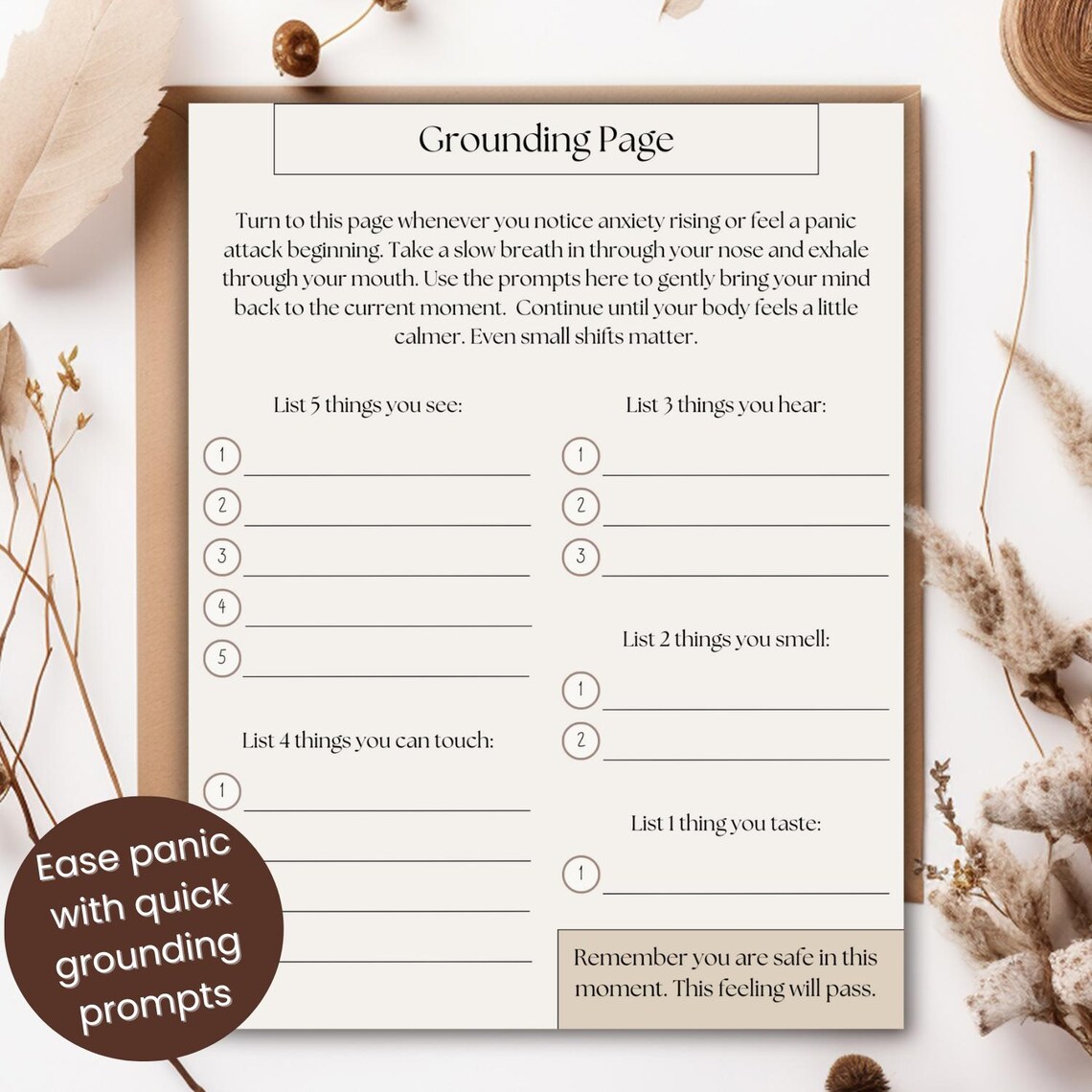 Anxiety Tracking Toolkit for Adults and Teens| Printable Mental Health ...