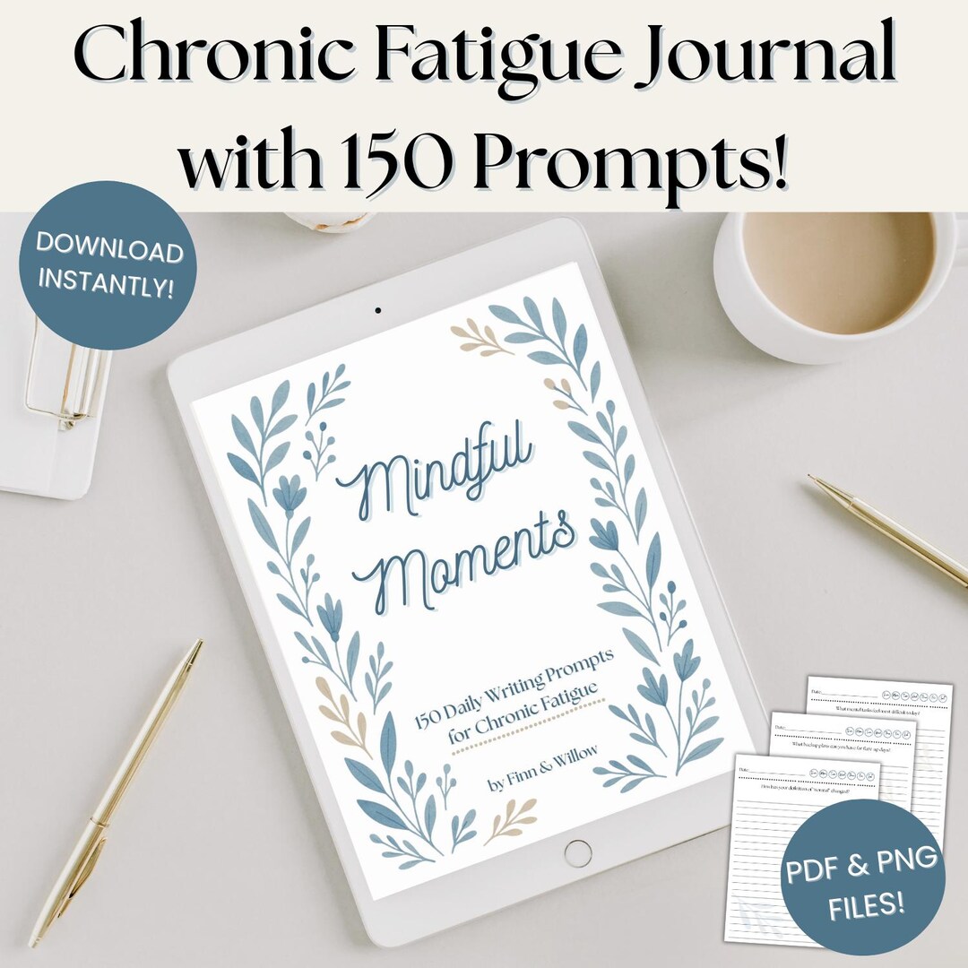 Chronic Fatigue Digital Printable Wellness Journal |daily Writing ...