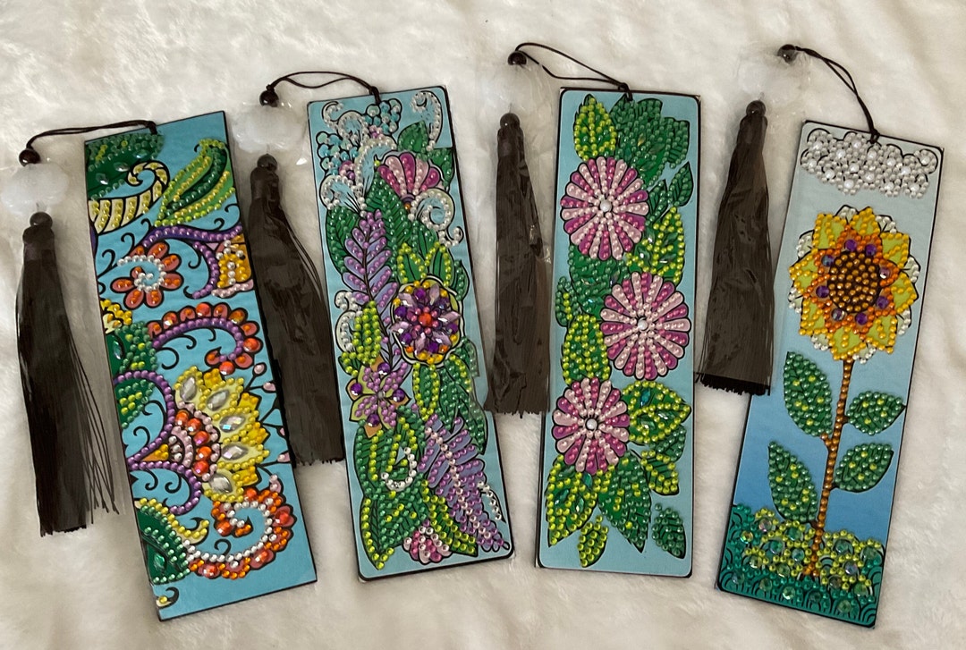 Diamond Art Bookmarks - Etsy
