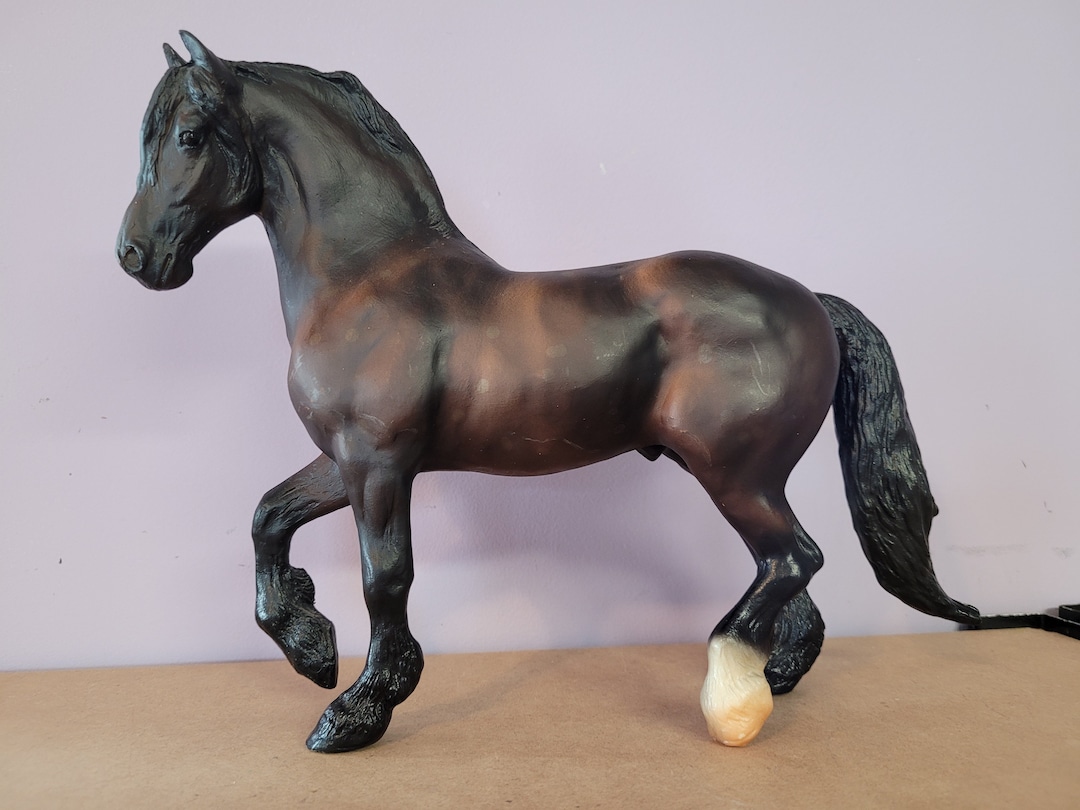 Breyer Horse Dark Bay Friesian Stallion - Etsy