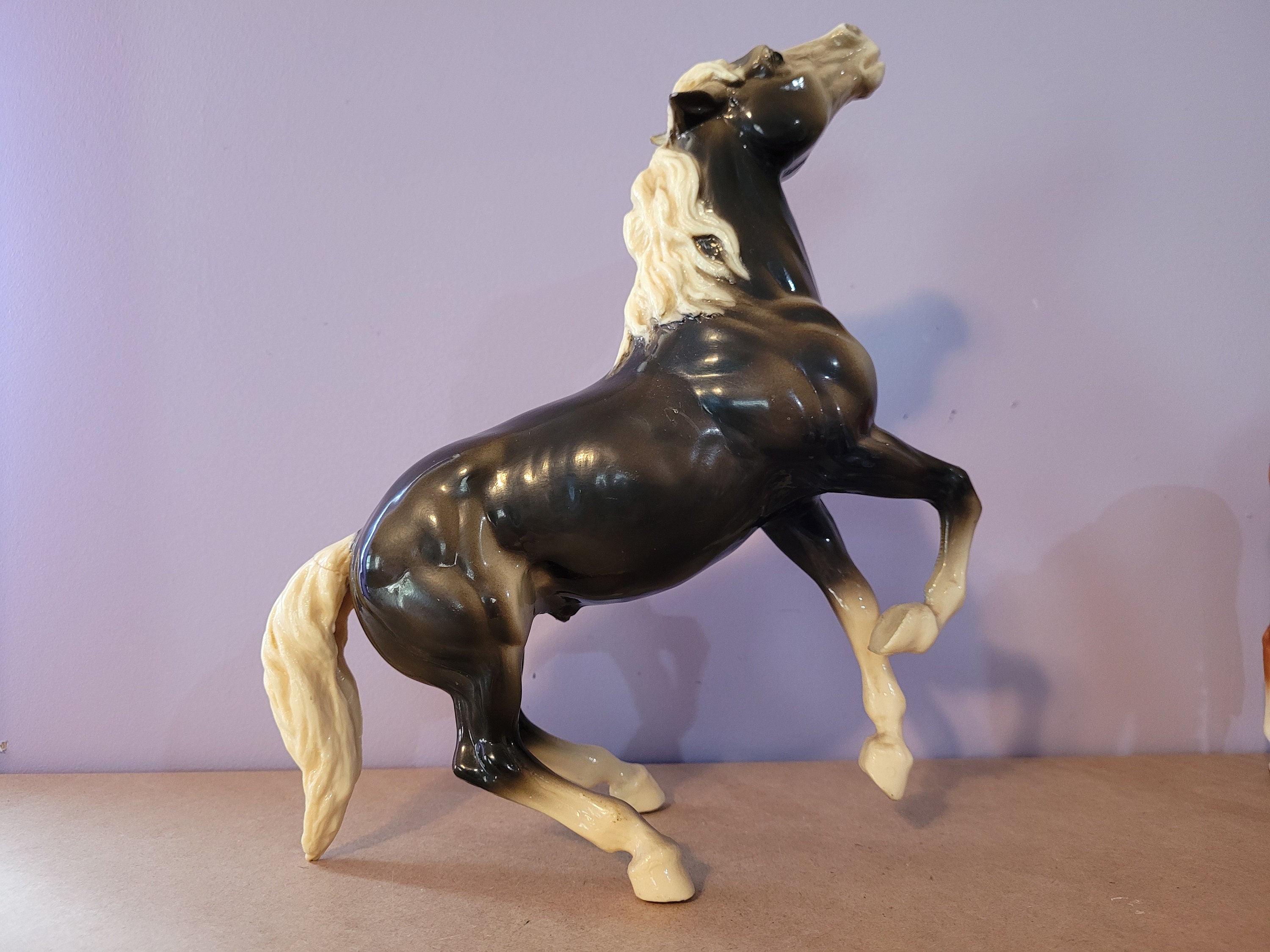 factory store sale Vintage Breyer Charcoal Semi rearing mustang