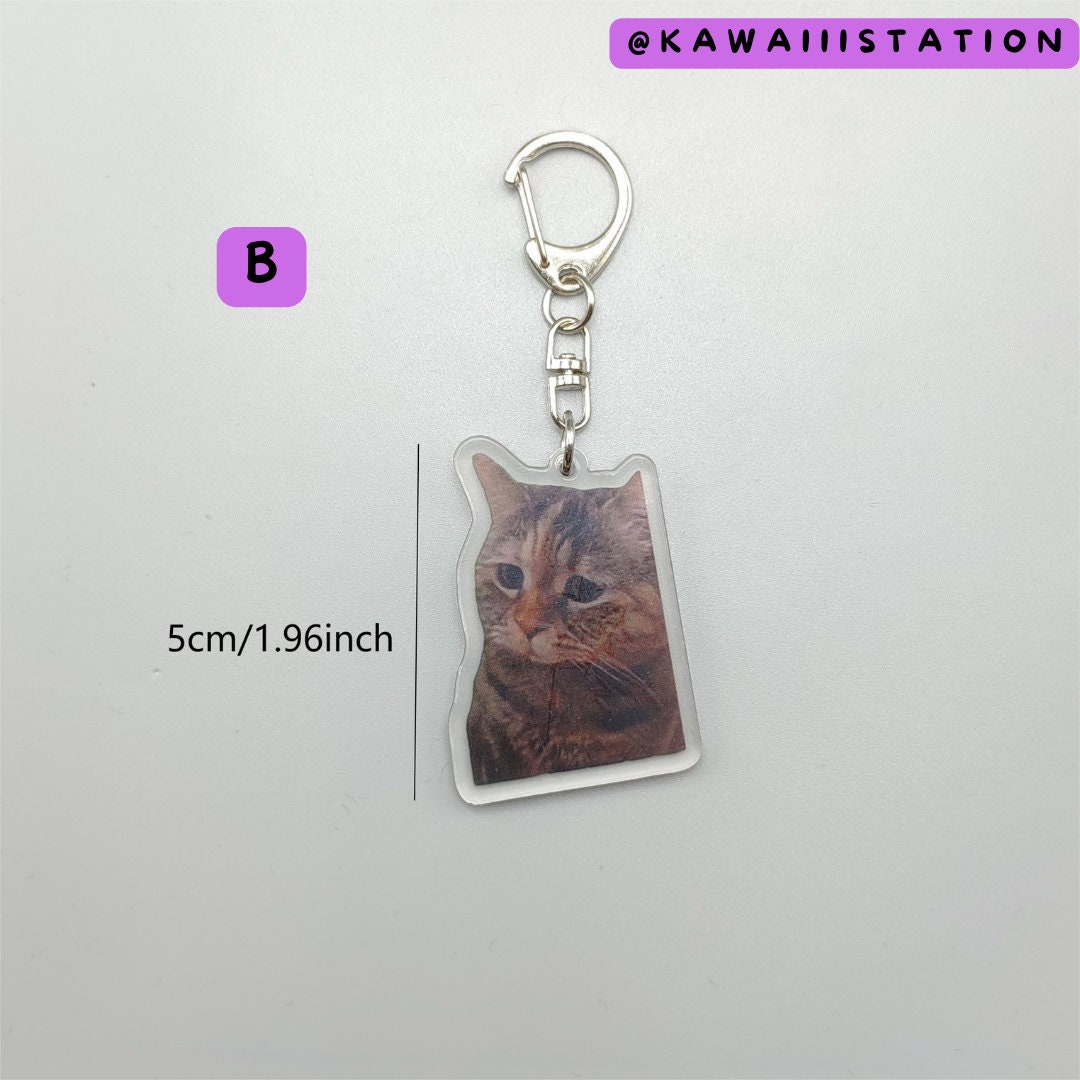Keychain Viral Cats Talking Cute Couple Couple Matching Pendant Charm ...