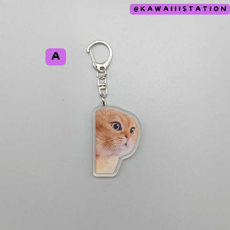 Keychain Viral Cats Talking Cute Couple Couple Matching Pendant Charm ...