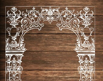 Book Frame Vector Files / Frame Svg / Vintage Book Clipart / Book ...