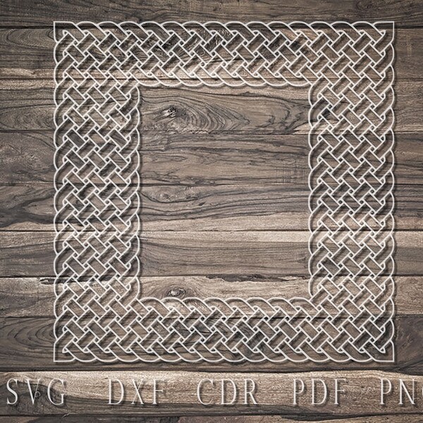 Celtic Frame Svg - Etsy