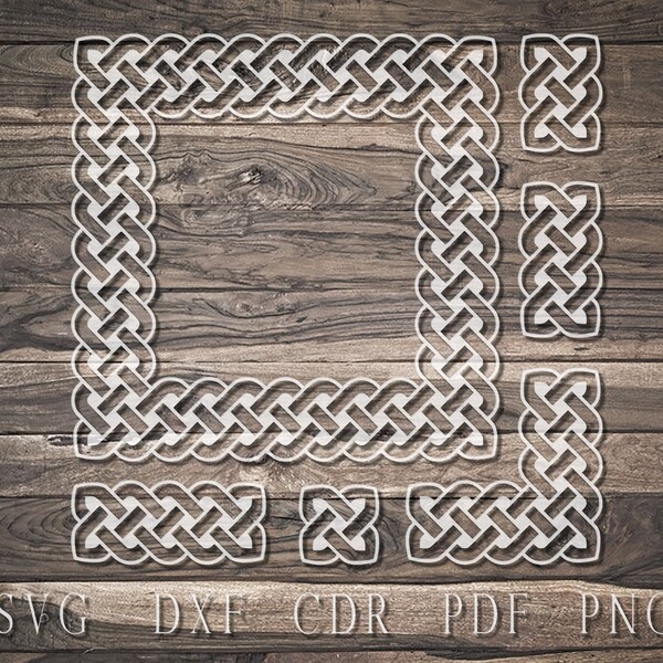 Celtic Frame Svg - Etsy