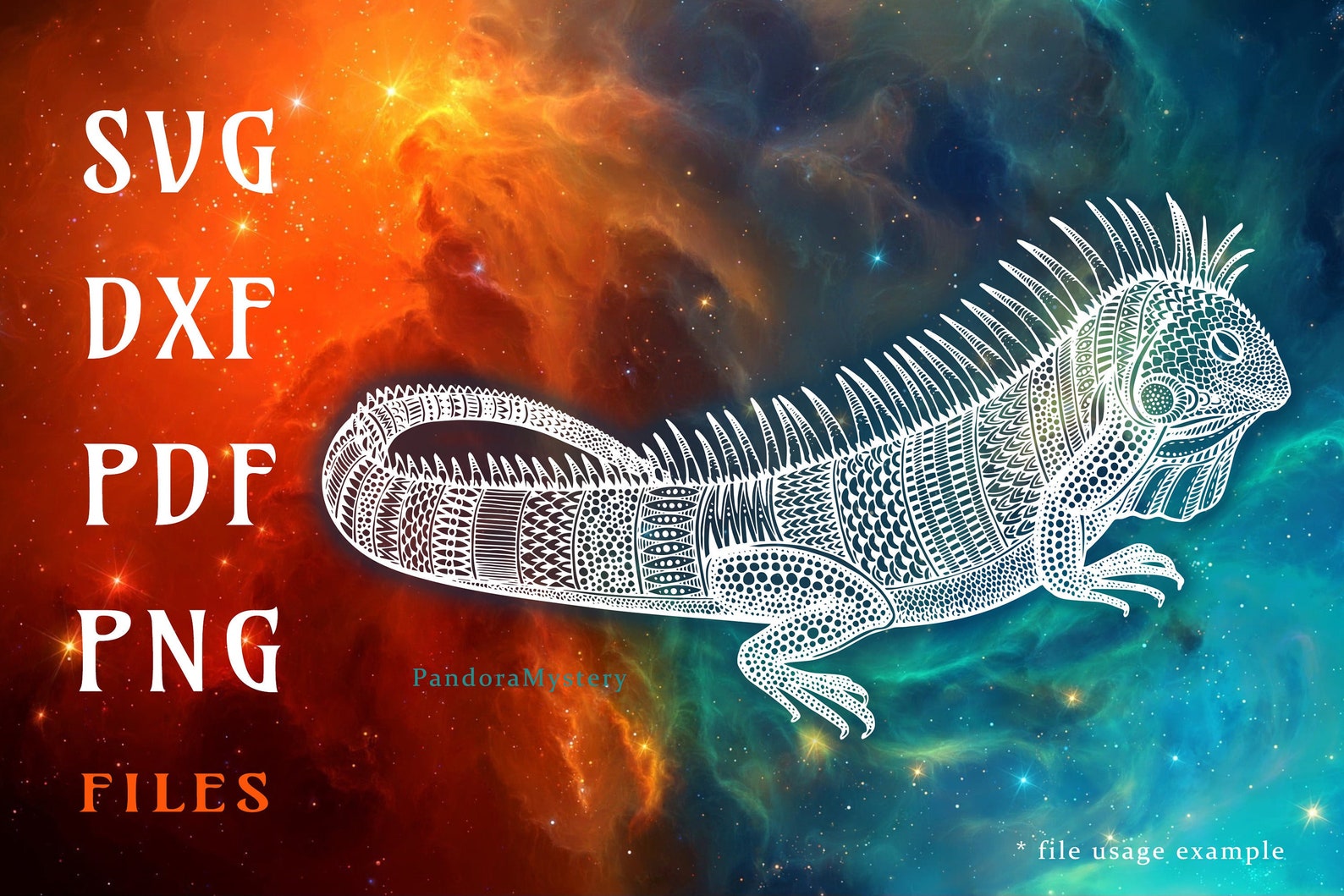 Iguana Zentangle / Zentangle Svg / SVG Files for Cricut / Iguana ...