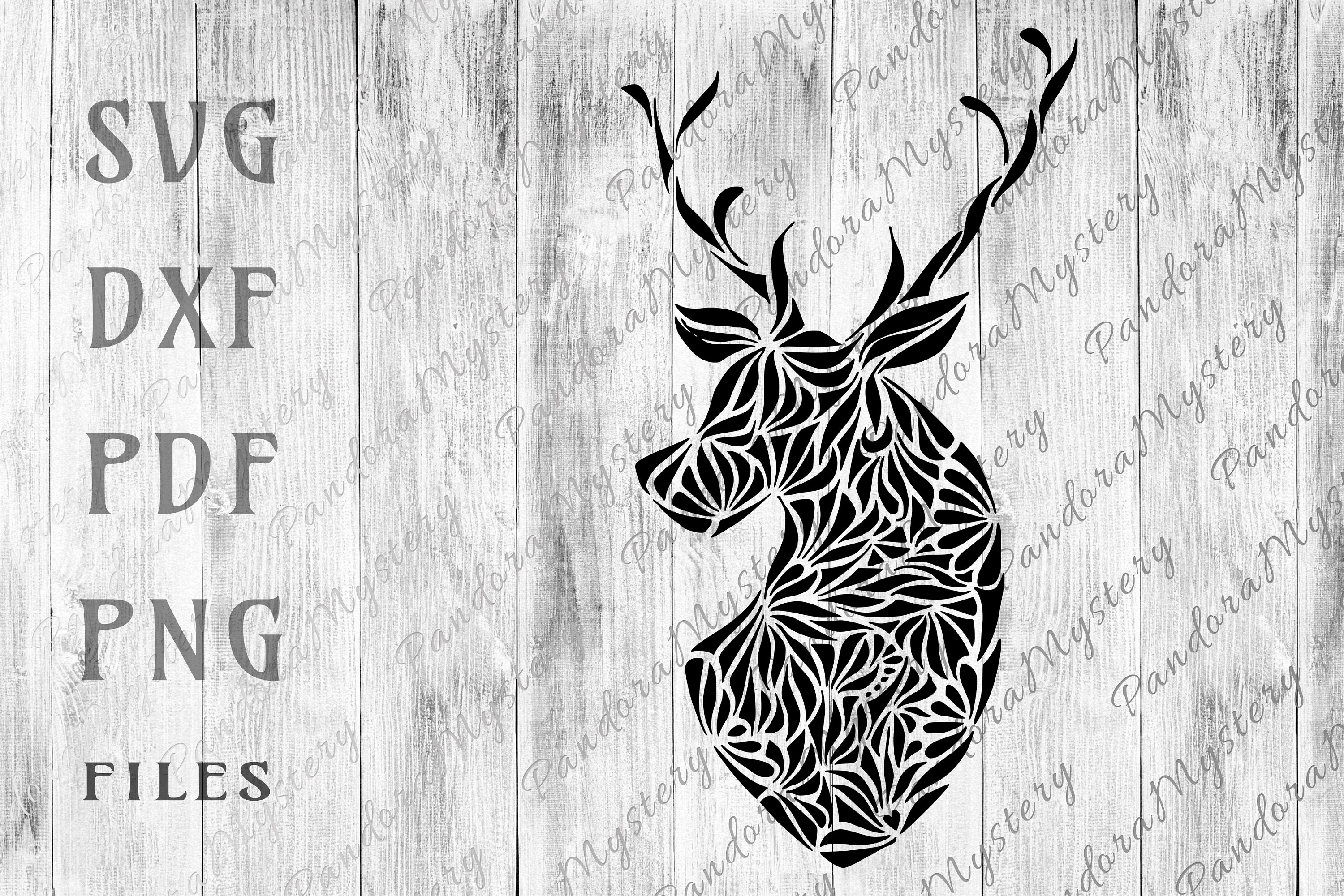 Deer Zentangle / Zentangle Svg / SVG Files for Cricut / Deer - Etsy