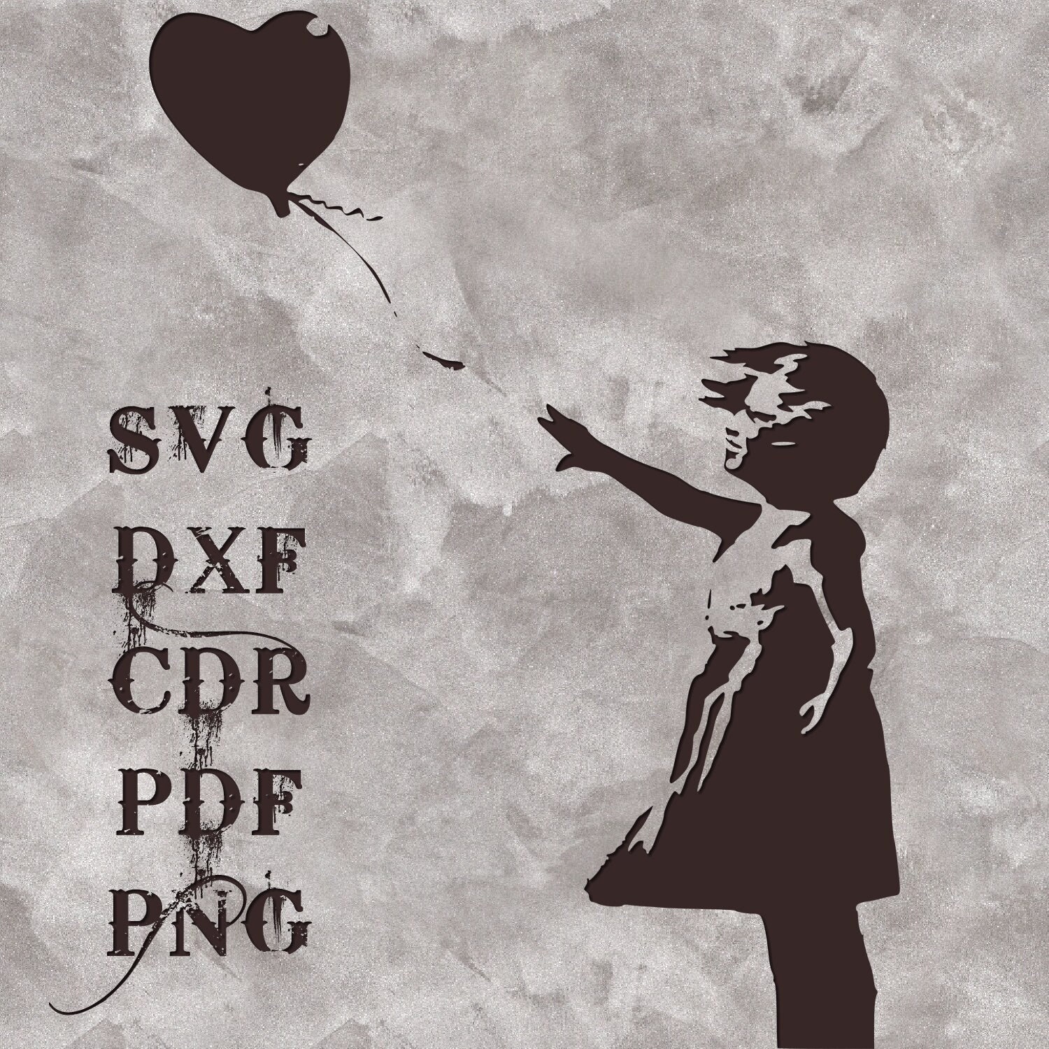 Banksy Balloon Girl Vector