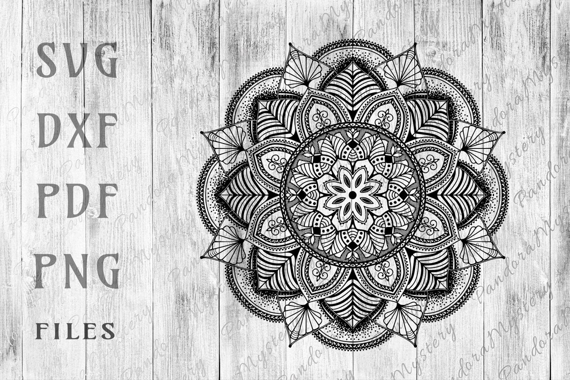 Mandala Zentangle / Zentangle Svg / SVG Files for Cricut / Mandala ...