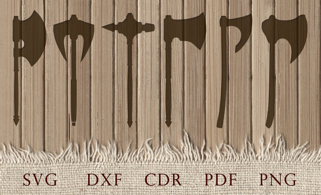 Viking Axes Vector Files / Viking Axes Svg / Viking Axes Silhouette ...