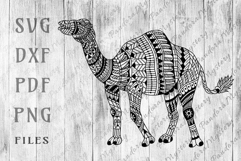 Camel Zentangle / Zentangle Svg / SVG Files for Cricut / Camel ...