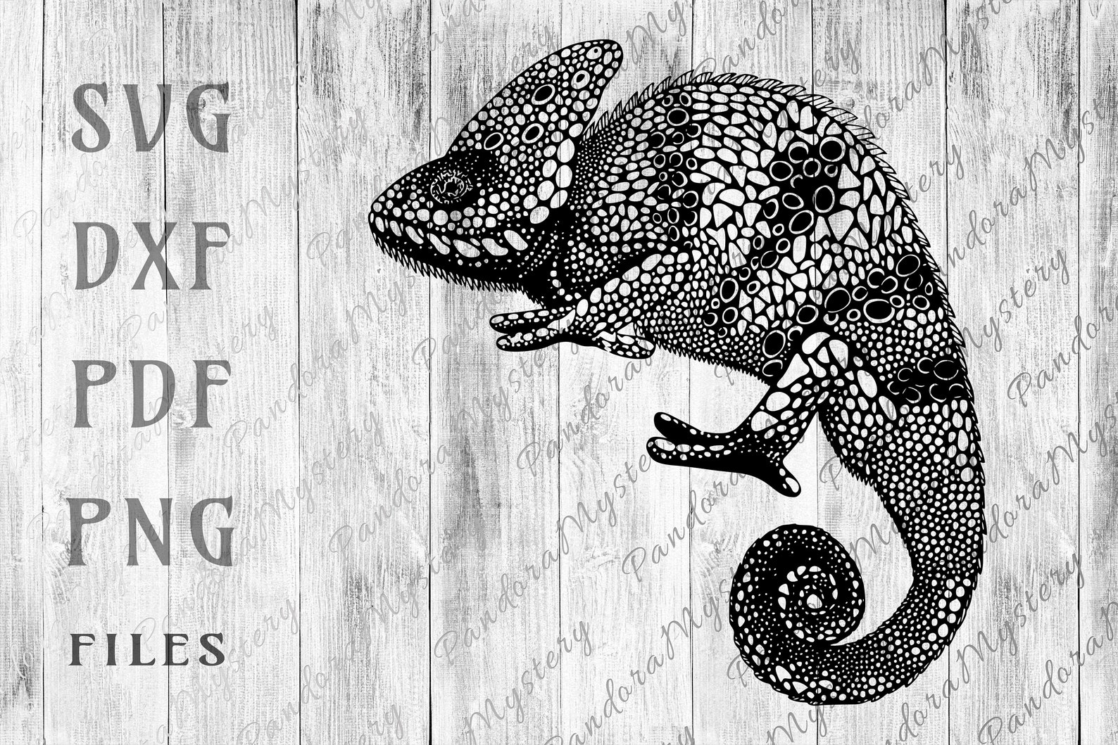 Chameleon Zentangle / Zentangle Svg / SVG Files for Cricut / Chameleon ...