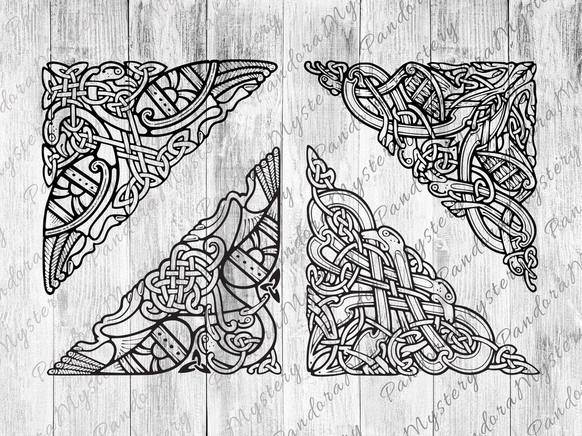 Celtic Knotwork Vector Files / Celtic Knotwork Silhouette / Celtic ...