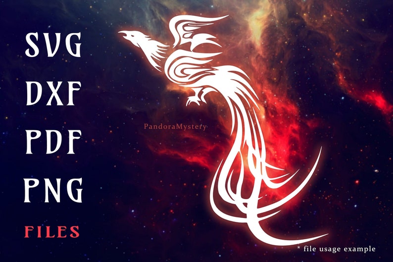 Phoenix Zentangle / Zentangle Svg / SVG Files for Cricut / Phoenix ...