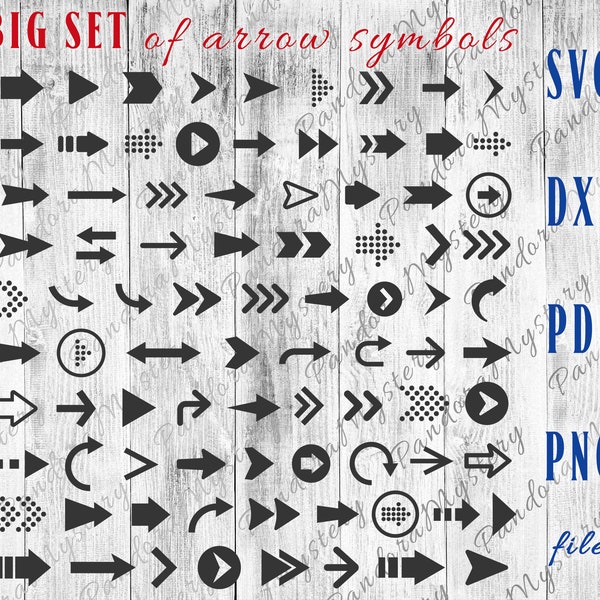 Arrows Svg - Etsy