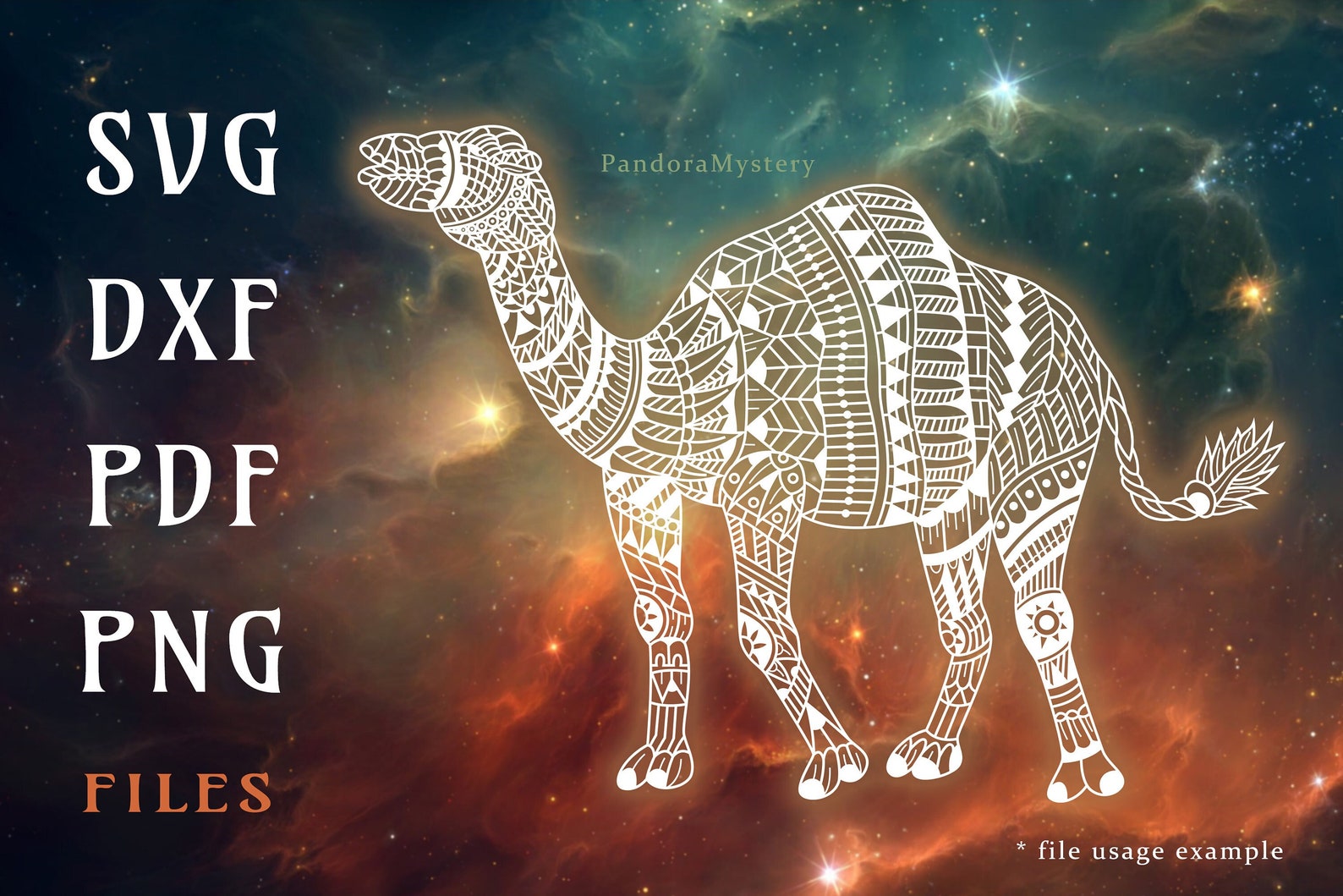 Camel Zentangle / Zentangle Svg / SVG Files for Cricut / Camel ...