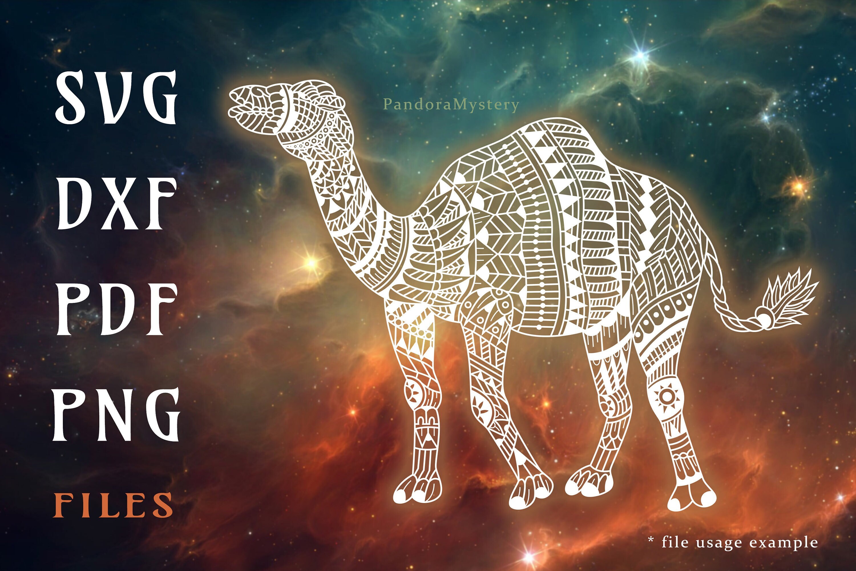 Camel Zentangle / Zentangle Svg / SVG Files for Cricut / Camel ...