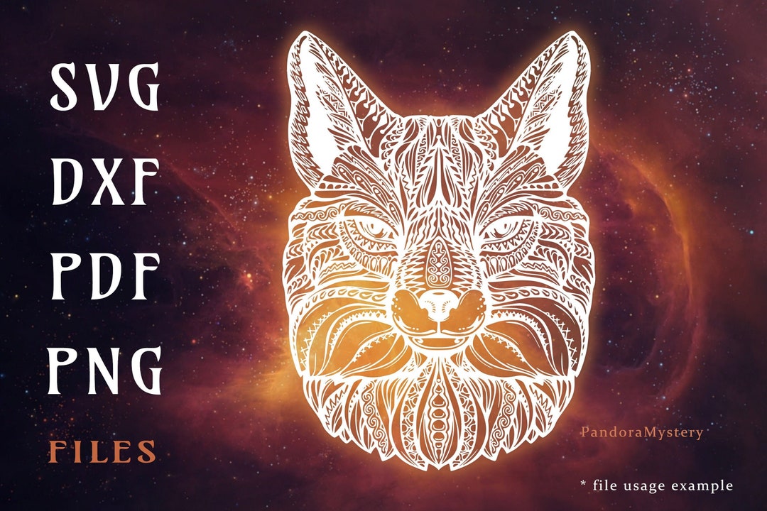 Fox Zentangle / Zentangle Svg / SVG Files for Cricut / Fox Silhouette ...