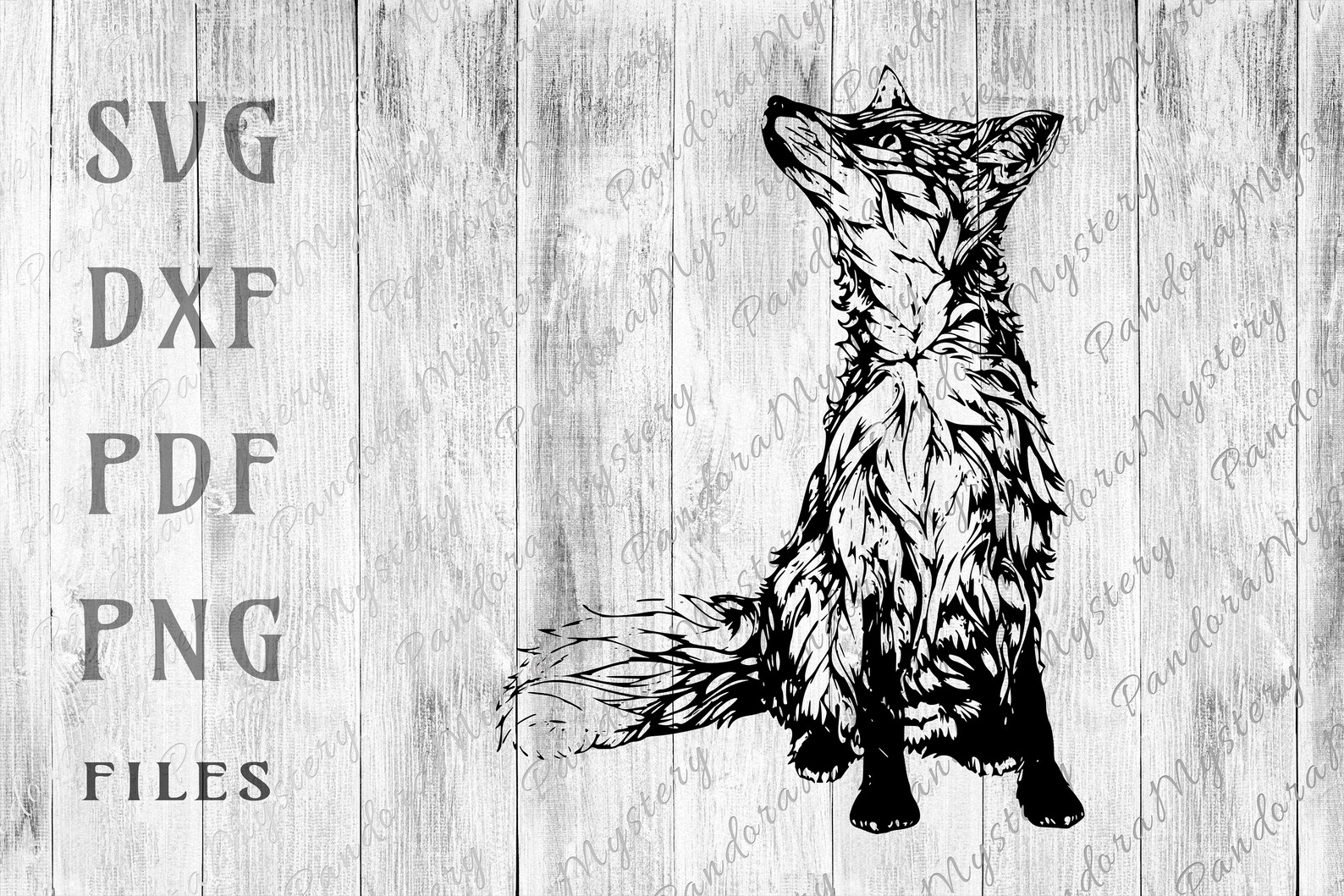 Fox Zentangle / Zentangle Svg / SVG Files for Cricut / Fox Silhouette ...