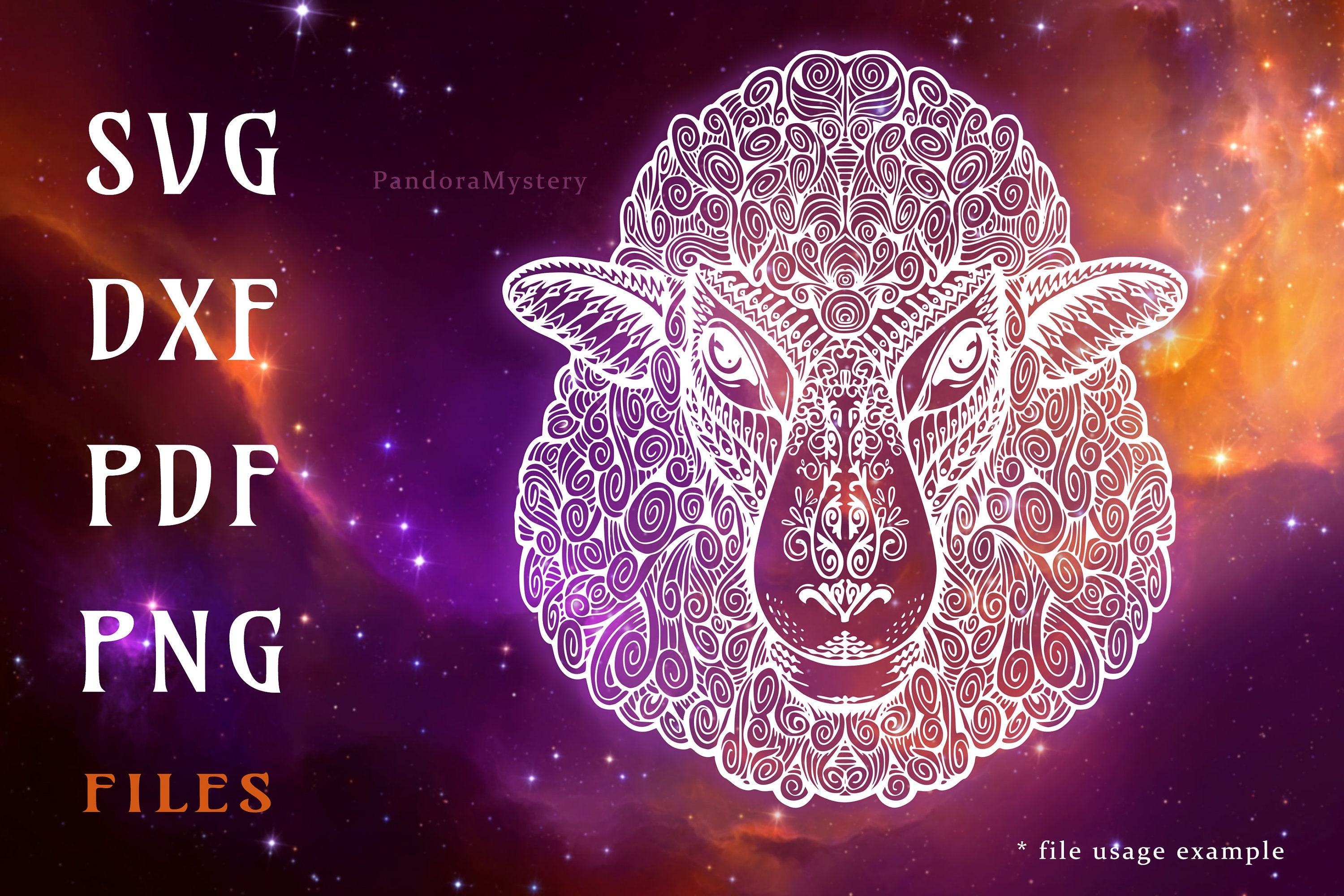 Sheep Zentangle / Zentangle Svg / SVG Files for Cricut / Sheep ...