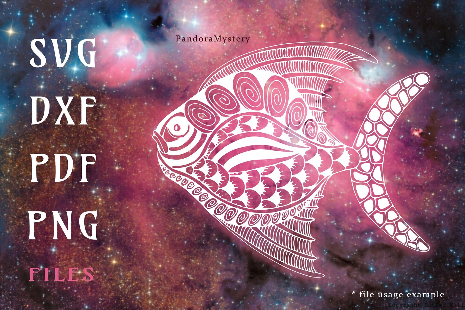 Fish Zentangle / Zentangle Svg / SVG Files for Cricut / Fish Silhouette ...