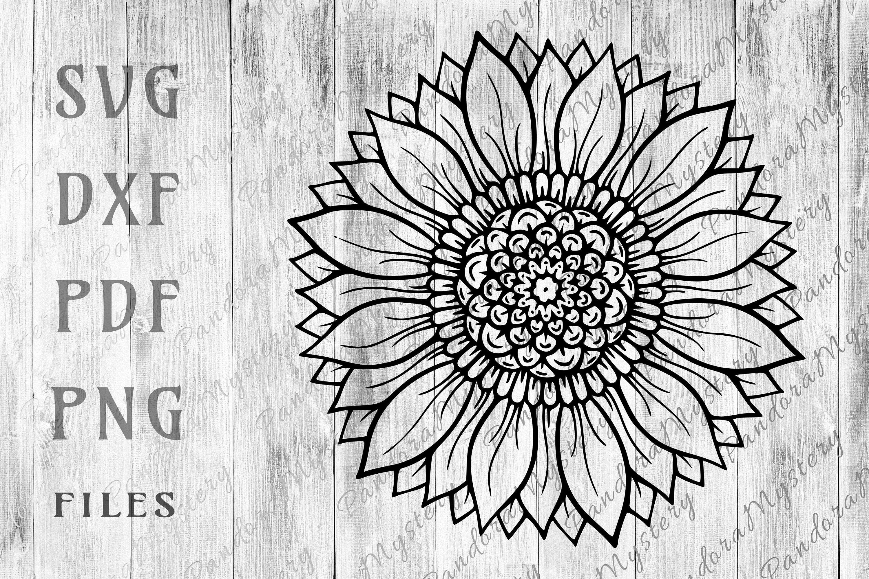 Sunflower Zentangle / Zentangle Svg / SVG Files for Cricut / - Etsy